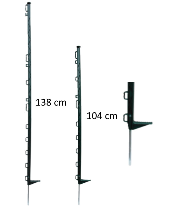 Green electric fence posts - Agrisellex UK